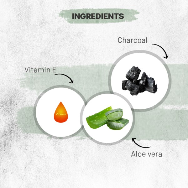 Luster Charcoal Face Pack | Enriched With Natural Extracts | Helps ...