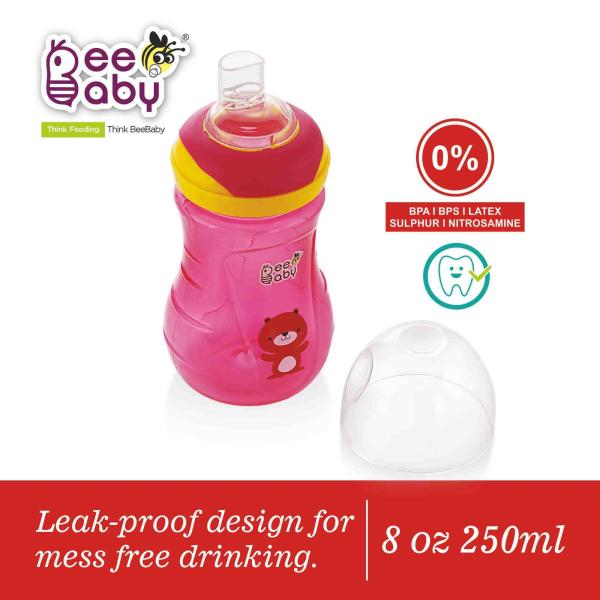 Beebaby Pink Soft Silicone Spout Sippy / Sipper Cup 250 ML 9M+ BPA FREE ...