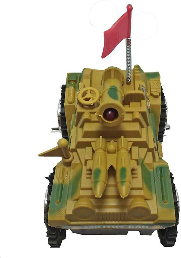 Sanjary Multicolor Plastic Tumbling Tank Toy Car Rolling Battery ...