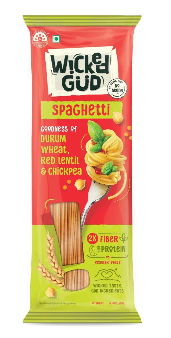 WickedGud Spaghetti Pasta Durum Wheat 400gm - JioMart
