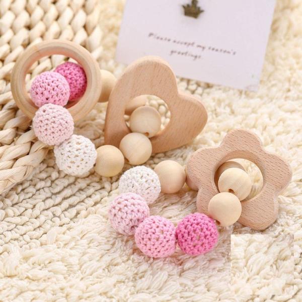 Enorme Organic Non Toxic Wooden Teethers For Babies ( Elephant & Star ...