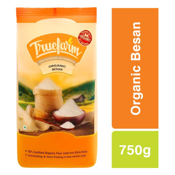 TRUEFARM ORG BESAN 1.5kg (Pack of 2, 750g) - JioMart