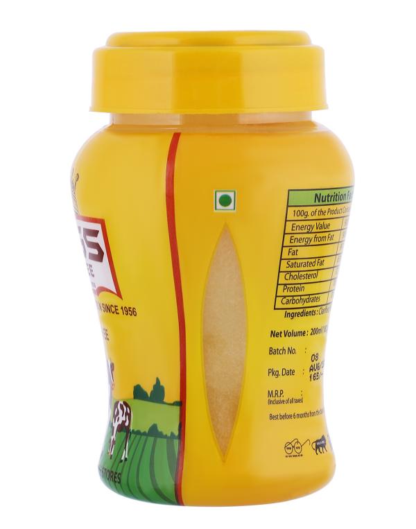 MGS GHEE Cow Desi Ghee 1 Litre Clarified Butter Danedar Ghee 100% Pure ...