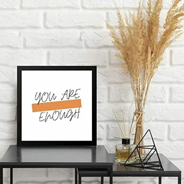 Gathari Inspirational Wall Abstract Poster You Are Enough Art Prints ...