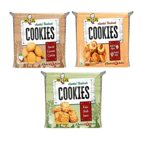 P.K Hand-Made Milk Badam Cookies, Special Coconut Cookies & Kaju Shah ...