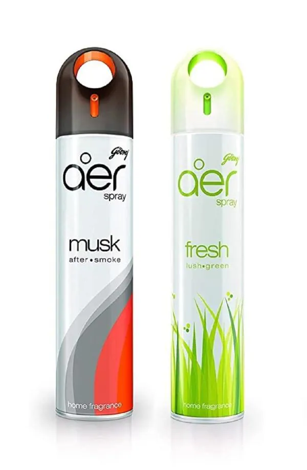 Godrej Aer Spray | Premium Air Freshener - Fresh Lush Green & Musk ...