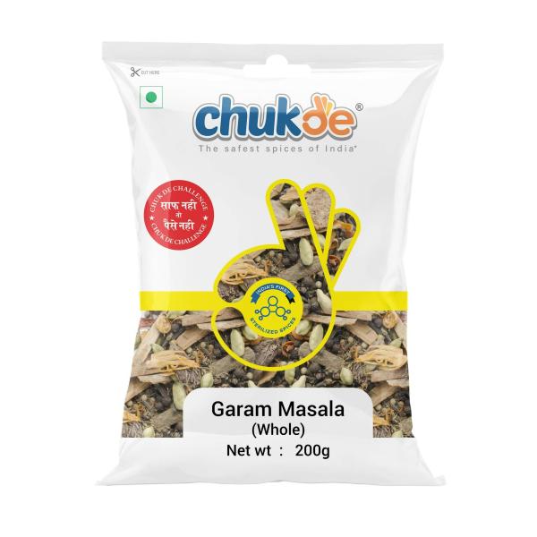 Chukde Spices Garam Masala Sabut (200 Gram) - JioMart