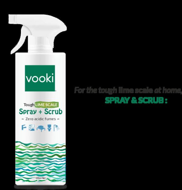 Vooki Ecofriendly Tough Lime Scale Stain Descaler Remover, Spray and ...