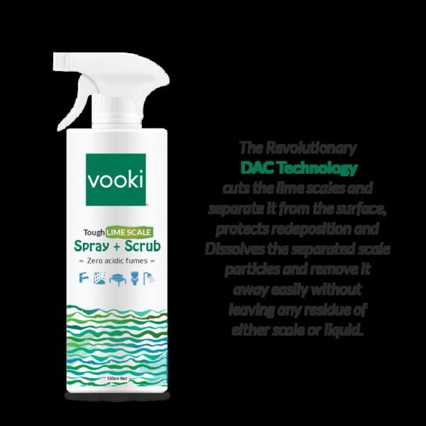 Vooki Ecofriendly Tough Lime Scale Stain Descaler Remover, Spray and ...