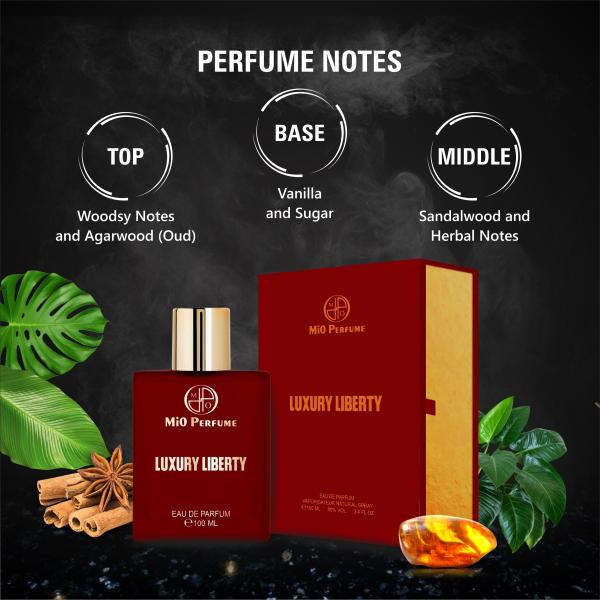 MiO Perfume LUXURY LIBERTY OUD Fragrance Men & Women 100 ml Eau de ...