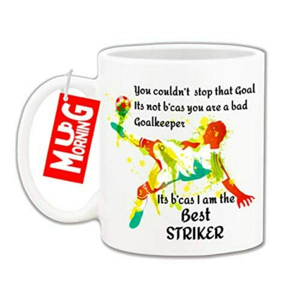 Mug Morning Football Mug Football Coffee Mug Mug for Striker Football ...