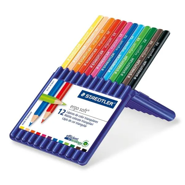 STAEDTLER Ergo Soft ABS 157 SB12 Coloured pencil, Pack of 12 in ...