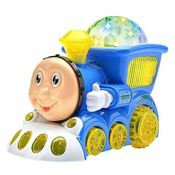 MICKLEYS Bump and Go Musical Engine Toy Train with 4D Light and Sound ...