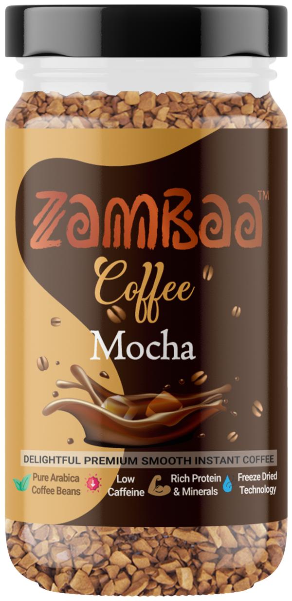 Zambaa Coffee Mocha Arabica Instant Coffee 50 g - JioMart