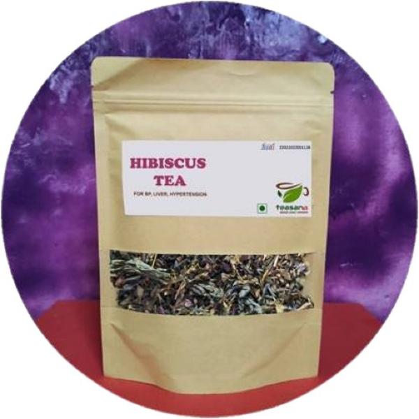 Teasana Hibiscus Hibiscus Herbal Tea Pouch (50 g) - JioMart
