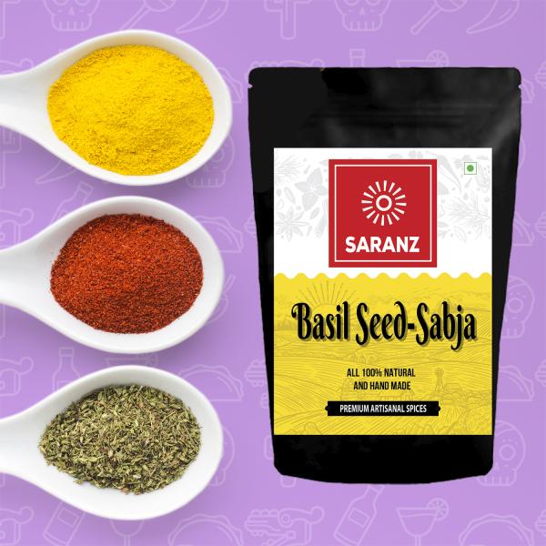 SARANZ Basil Seed / Sabja Spices 100 g - JioMart