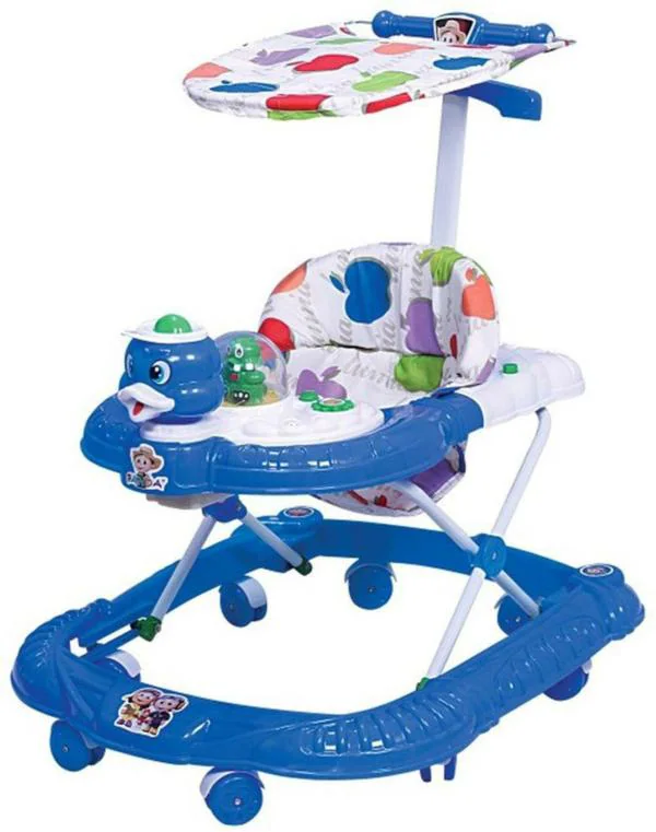 Panda Creation Musical Activity Walker With Parent Rod (Blue) - JioMart