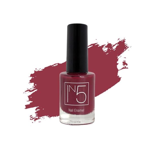 IN5 Chemical and Cruelty Free Berry Rush 3D Shine Nail Polish with ...