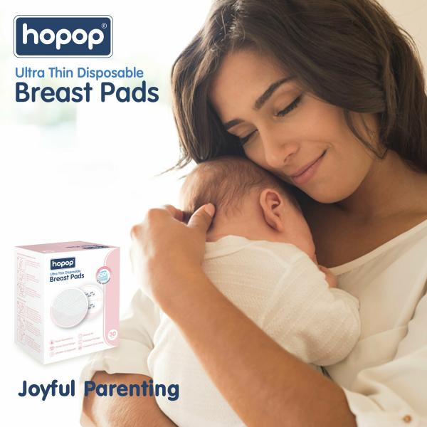 Hopop Ultra Thin Disposable Breast Pads, Honey Comb Design for Quick ...