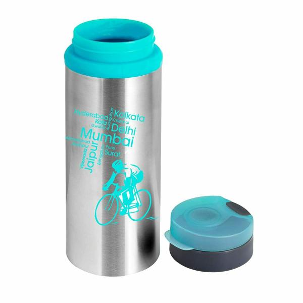double Wall steel 750 ml, 1 pc, Blue Stainless Steel Booster Bottle for ...