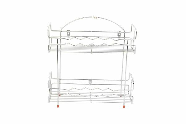 Devashree Stainless Steel 2-Tier Kitchen Rack/Spice Shelf/Kitchen ...