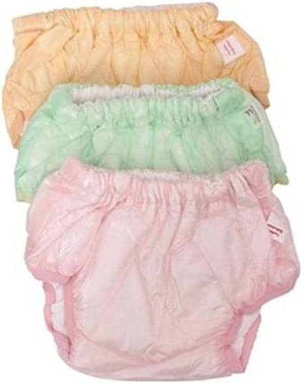 risheeraj Kids Plastic PVC Diaper Reusable Waterproof Panty Padded Baby ...
