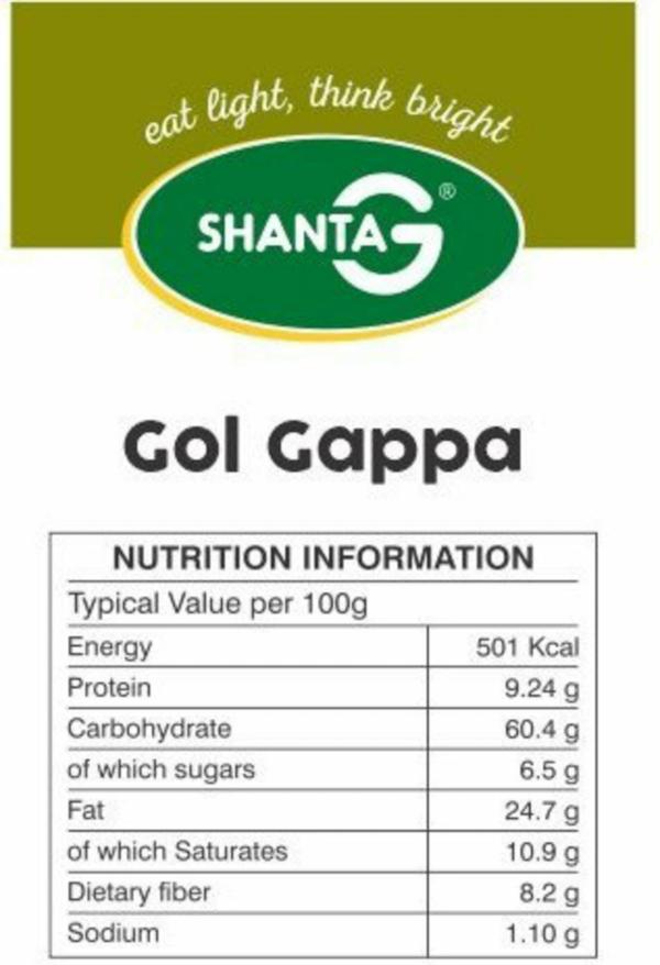 Shanta G gol gappa And Moong Khakhra - 2 x 200 g - JioMart