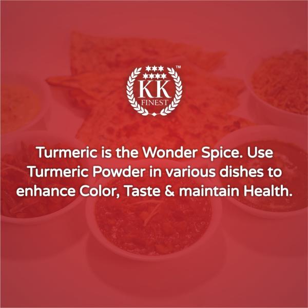 KK FINEST Turmeric Powder | Haldi Powder, 100gm (Pack of 5) - JioMart