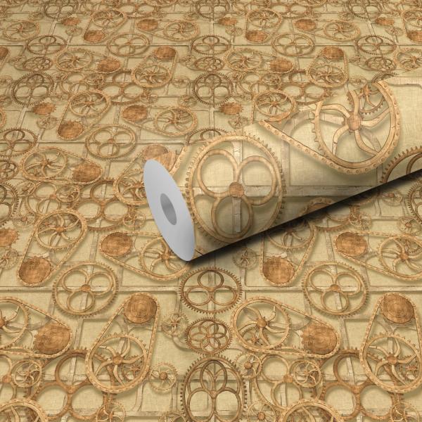 WallWear Wallpapers & Wall Stickers Model (Mechanical) Pack Of 1 Roll ...