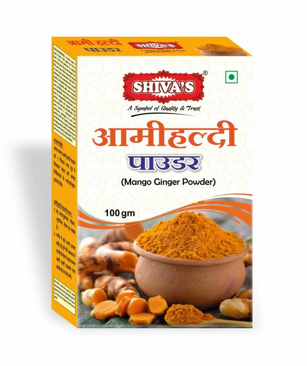 SHIVA'S AAMI HALDI POWDER |AMBA HALDI | WILD TURMERIC | KASTURI HALDI ...
