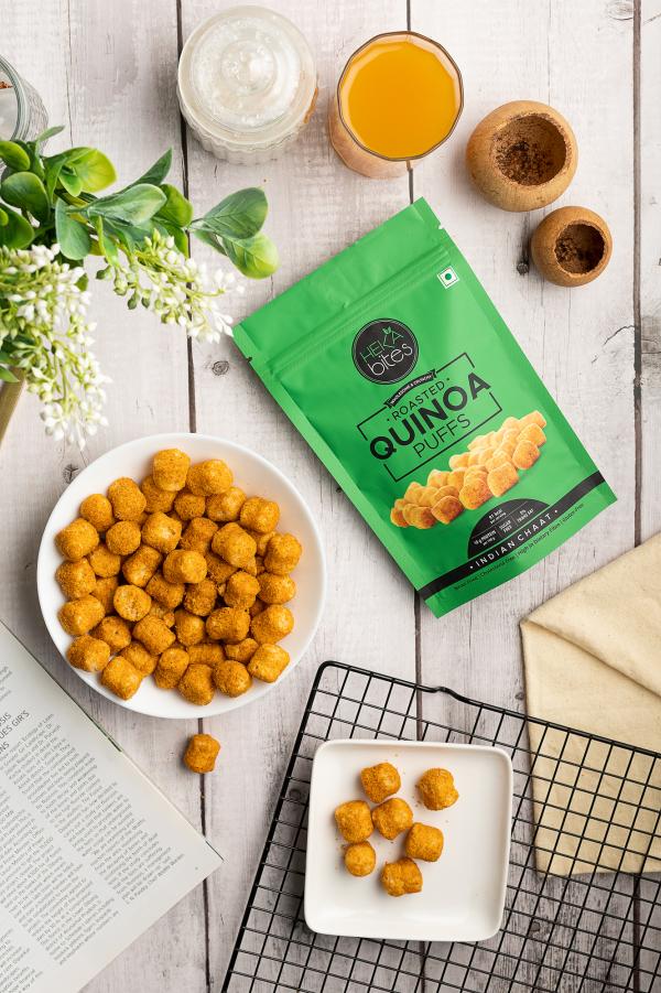 HEKA bites Roasted Quinoa Puffs Indian Chaat - Pack of 6|Healthy Snack ...