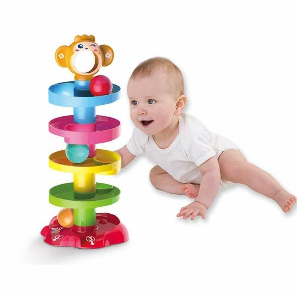 Grest 5 Layer Plastic Stack, Drop and Go Ball Drop and Roll Swirling ...