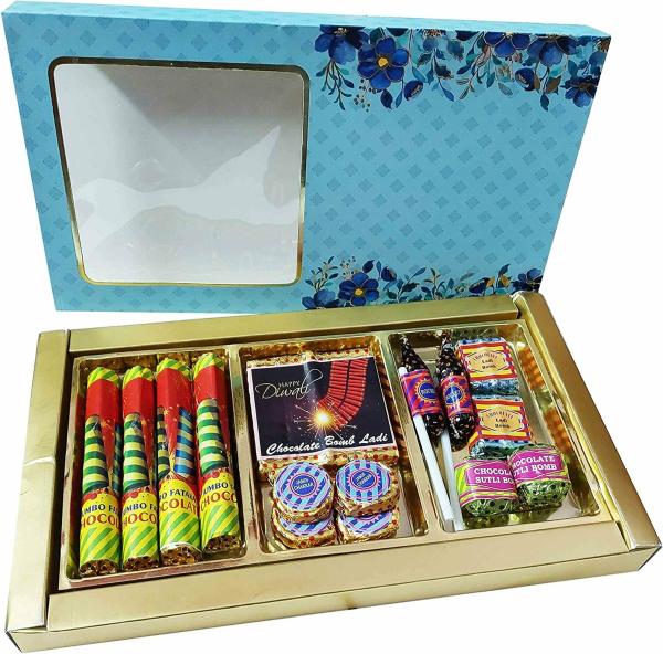 Fabbites Cracker Shape Chocolates Box Diwali Vegetarian - 330 G - JioMart
