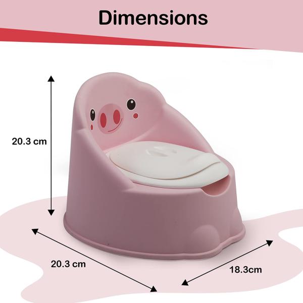 Luvlap Pink Wee Piggy Potty Training Seat - JioMart