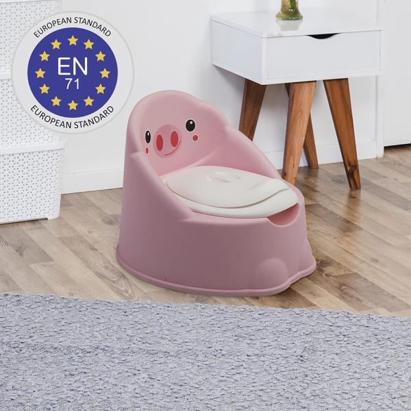 Luvlap Pink Wee Piggy Potty Training Seat - JioMart