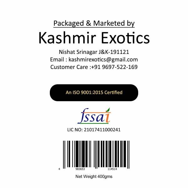 Kashmir Exotics Pure Kashmiri Black Raisins (Zeerish) 400 gms - JioMart