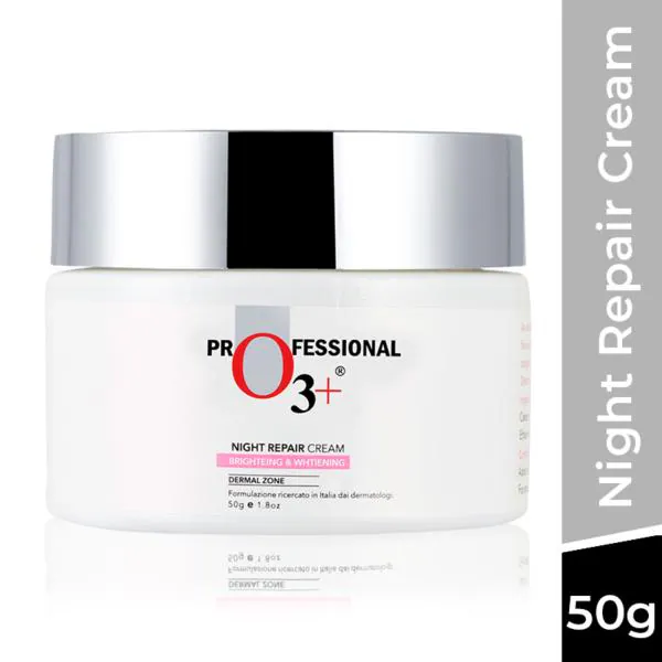 O3+ Night Repair Cream Brightening & Glow Boosting Dermal Zone - JioMart