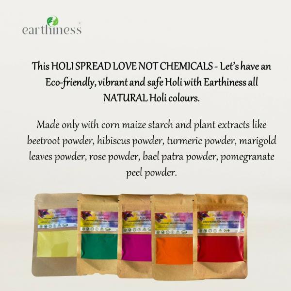 Eco-friendly, vibrant and safe holi with Earthiness all NATURAL holi ...