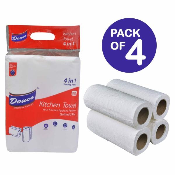 Douce premium Kitchen Towel, Tissue roll, Super absorbent, Easy to use ...
