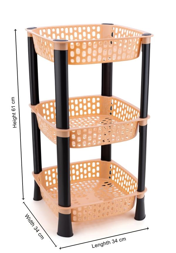 Biltoxi Multipurpose Kitchen Storage Basket, Vegetable Racks and Office ...