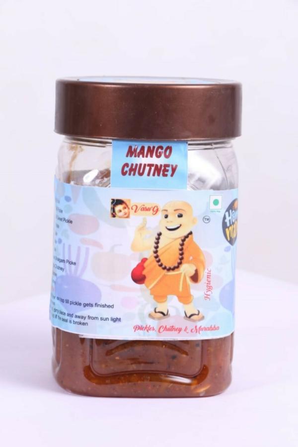 Vasu'G Mango Chutney | Homemade Chutney | 500gm | Khatti Meethi Chutney ...