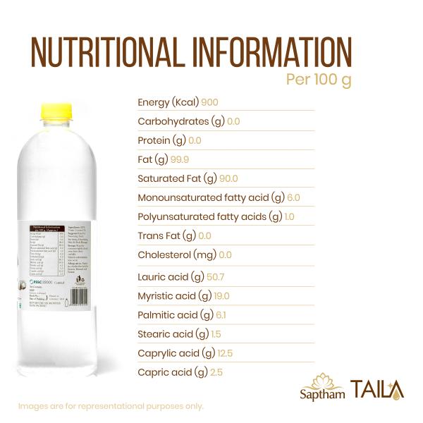 Saptham Taila 100% Natural Virgin Coconut Oil PET Bottle (500 ml) - JioMart