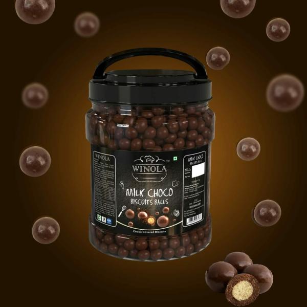 Winola Milk Choco Biscuit Balls- Chocolate Munchies, Chocolate Balls (1 ...