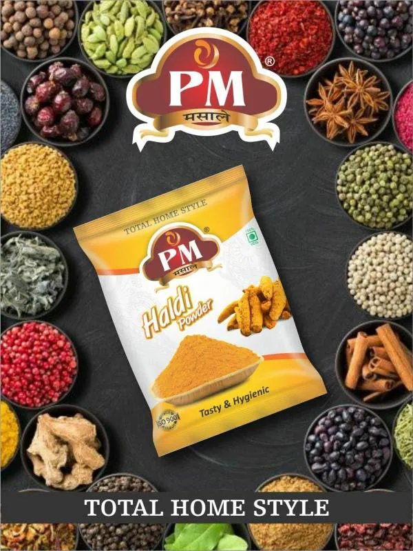 PM Masale 100% Natural HALDI (Turmeric Powder) (50GM, Powder) (PACK OF ...