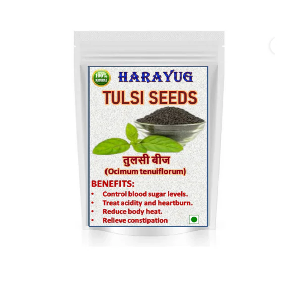 HARAYUG EDIBLE BEEJ TULSI - BASIL SEEDS - TULSI SEEDS - TUKHME REHAN ...