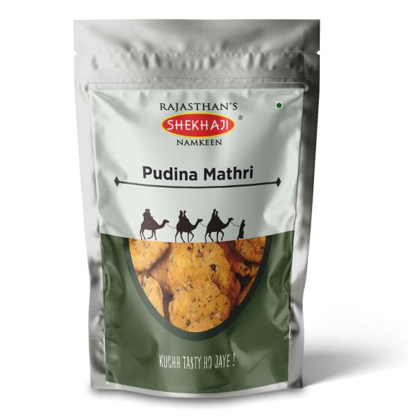 Shekhaji Pudina Mathri 800 gm (Pack of 4, 200gm Each) | Ready to Eat ...