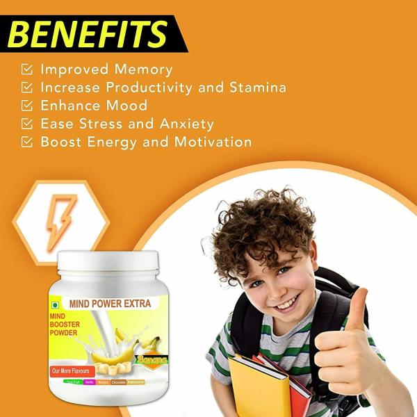 Mind Power Extra Memory Booster Bannana Protien Shake, Mind Booster ...
