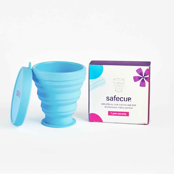 Safecup collapsible manual cup sterilizer sky blue - JioMart