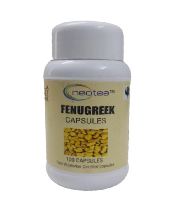 Neotea Fenugreek Venthayam Capsule, 500Mg - 100 Veg Capsule (100 ...