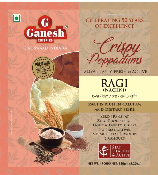 RICE CRISPY RAGI PAPAD 150 GMS PACK OF -4 - JioMart